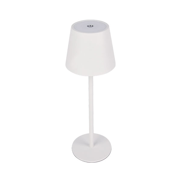 Stona lampa 3W Li-ion IP44 dimabilna Zara 955ZARA1TL/WH