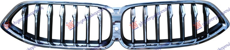 PVC MASKA HROM/HROM/CRNA (SA KAMEROM) BMW SERIES 8 COUPE-GR.COUPE(G15/16)/CABRIO(G14) (2018-) (OEM: 51137449421)