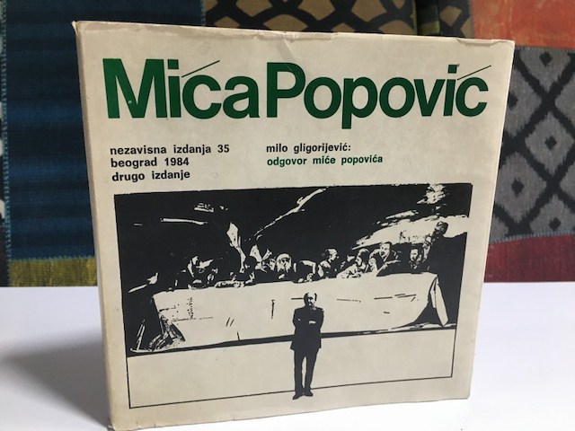 Mića Popović Milo Gligorijević  Odgovor Miće Popovića