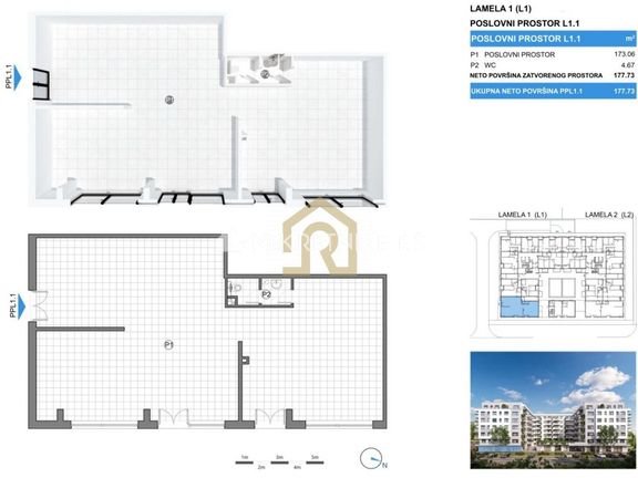 Prodaja, lokal, Gornji Grad, 178m2, ID1336