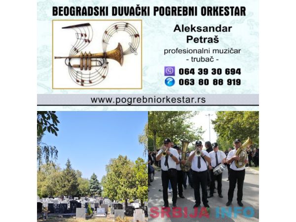 Pogrebni orkestar Beograd, bleh muzika, sahrane