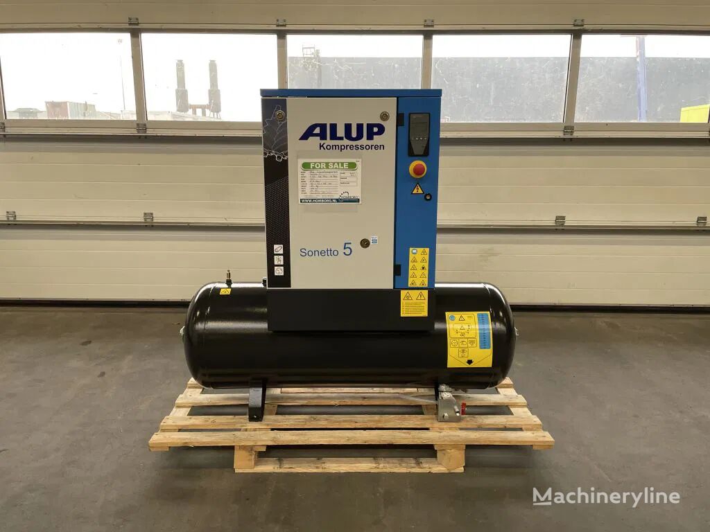 Novi Alup Sonetto 5 - 200 Elektrische Schroefcompressor 4 kW 470 L/Min 10 stacionarni kompresor