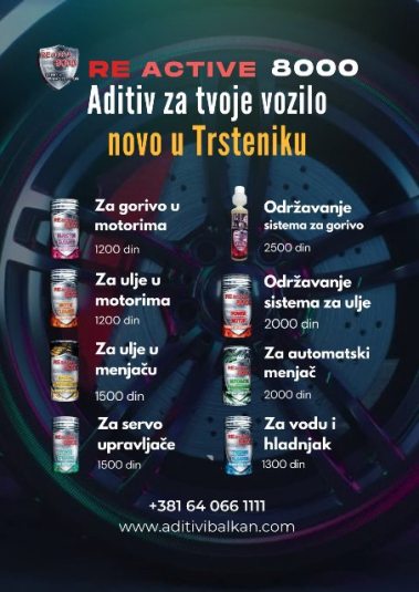 Nano aditivi za vozila Srbija Trstenik