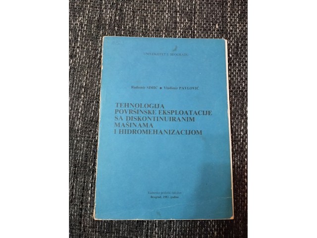 Tehnologija površinske eksploatacije sa diskontinuirani