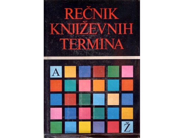 REČNIK KNJIŽEVNIH TERMINA