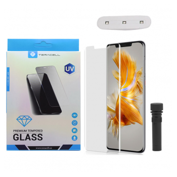 Zastitno staklo UV Glue Full Cover + lampa za Huawei Mate 50 Pro