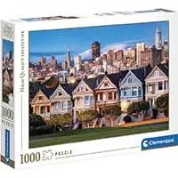 Puzzle slagalica 1000 delova Painted Ladies San Fancisco Clementoni HQC 39605