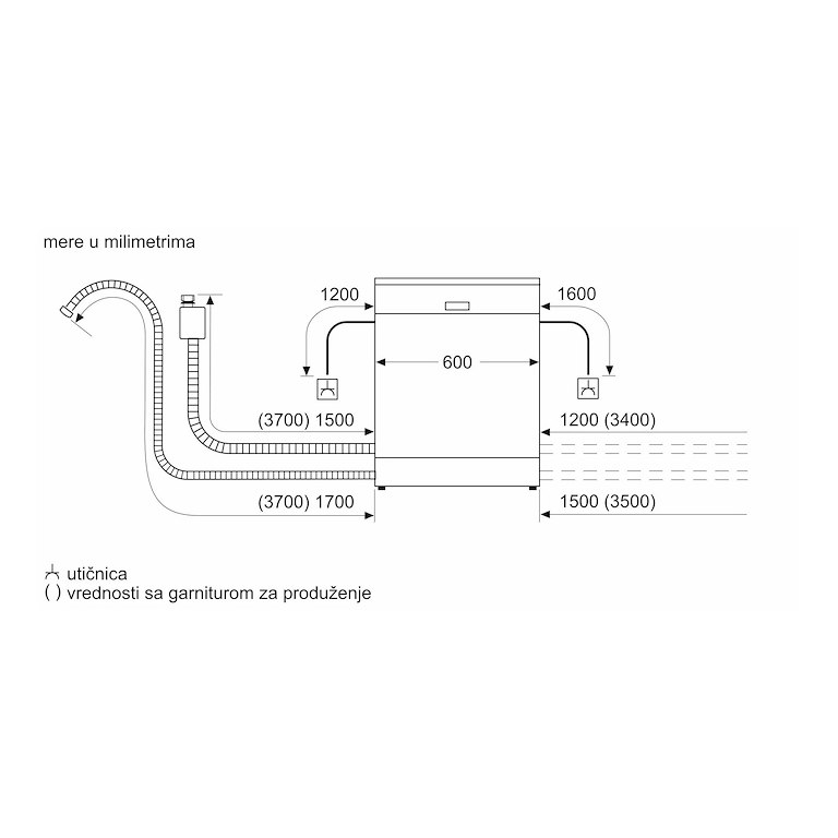 Bosch ugradna sudomašina SBD8TCX04E