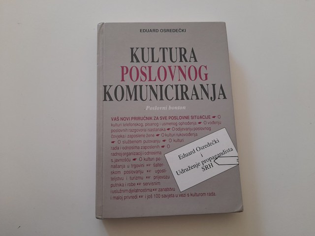 Kultura poslovnog komuniciranja - Eduard Osredečki