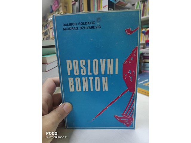 Poslovni bonton D.Soldatić M.Džuvarević