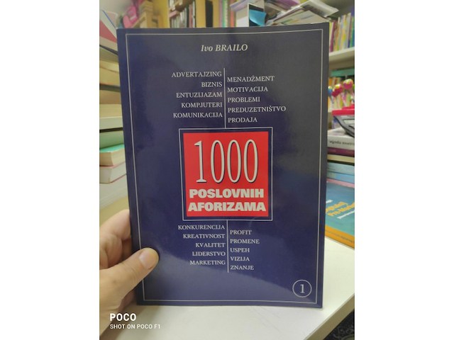 1000 poslovnih aforizama Ivo Brailo