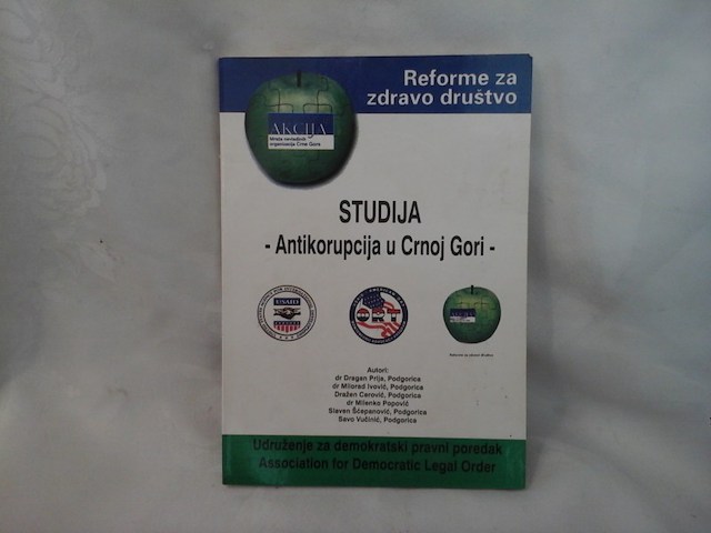 Antikorupcija u Crnoj Gori studija