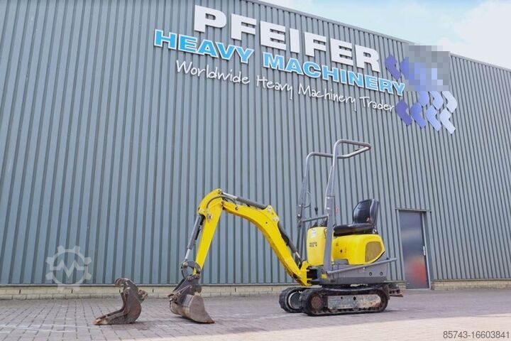 Mini bageri
Wacker Neuson SWE08B Wacker Neuson mini excavator including 2 bu