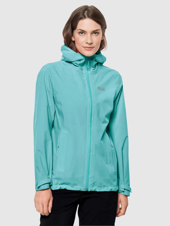 JACK WOLFSKIN Ženska jakna Pack Go Shell menta