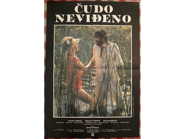 plakat ČUDO NEVIĐENO (Dragan Nikolić/Bata Živojinović)