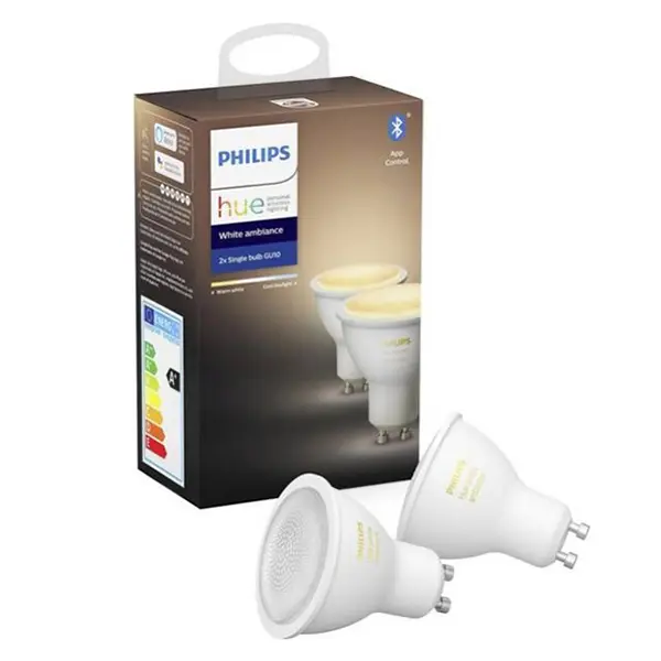 Philips HUE Ambijentne sijalice, pakovanje 2/1, GU10, 2 x 5.5W, Bele