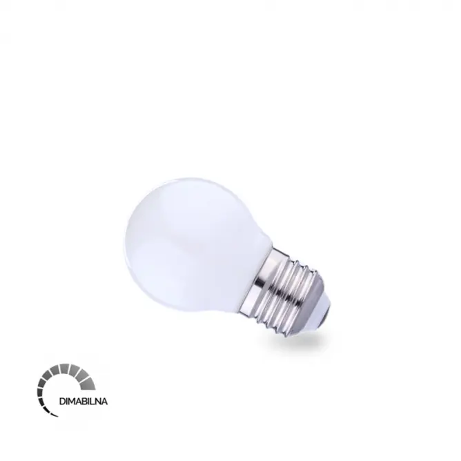 LED Sijalica Filament Dimabilnost, G45, 5.5W, E27, 2700K, 600lm