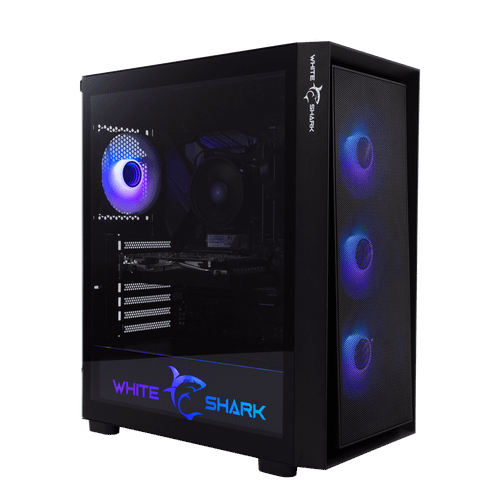 WS GCC 2401 WARHEAD - 3 Black, 4 Fans PC CASE