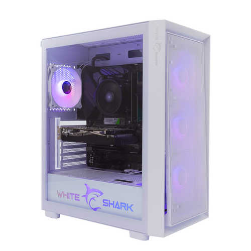 WS GCC 2401 WARHEAD - 3 White, 4 Fans PC CASE