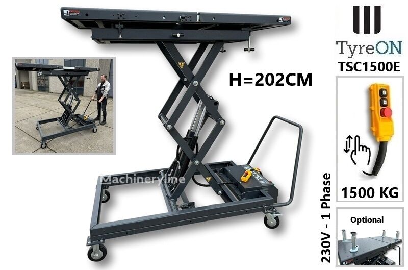 Nova TyreON TSC1500E mobile EV battery lift table - Mobile scissor lift for makazasta auto dizalica