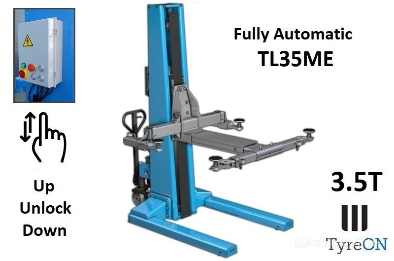 Nova TyreON TL35ME mobile single post car lift - fully automatic jednostubna dizalica