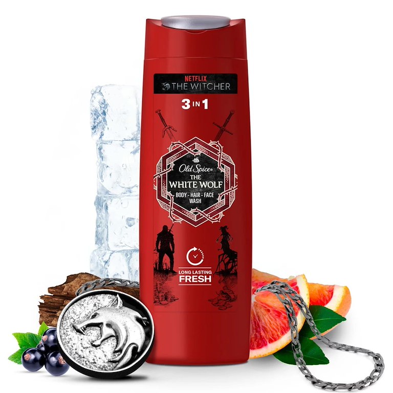 OLD SPICE GEL ZA TUŠIRANJE 400ML 3IN1 WHITE WOLF