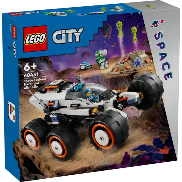 Lego city space explorer rover and alien life