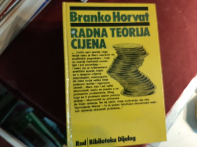 130 Radna teorija cijena - Branko Horvat