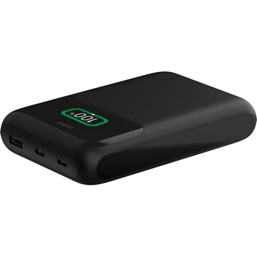 Belkin BoostCharge Pro 3-Port Laptop Power Bank (20,000mAh, Black)