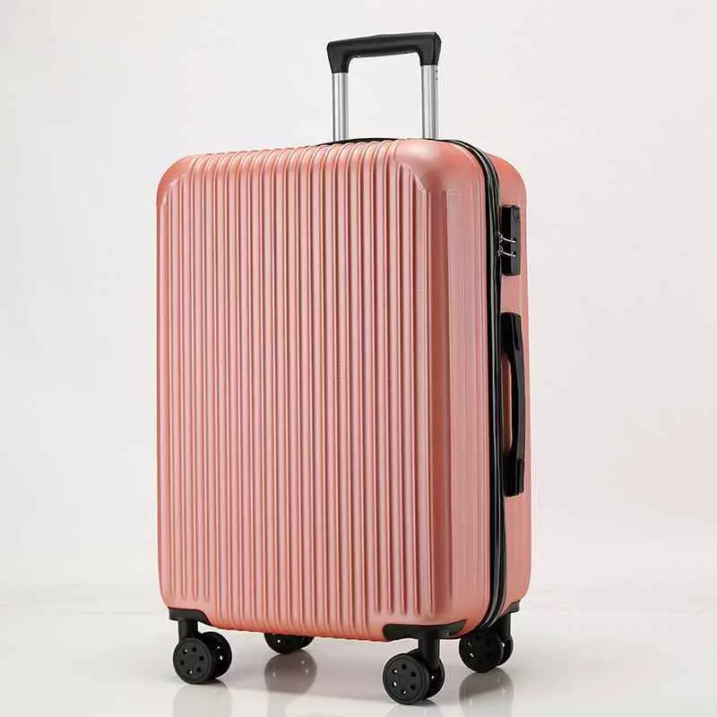 Kofer Stripe roze EL 26 inča