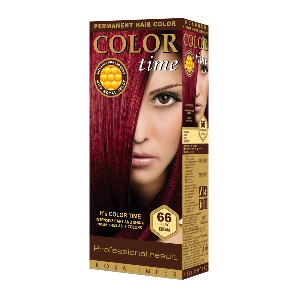 Color time farba za kosu br: 66 Rubin Crvena