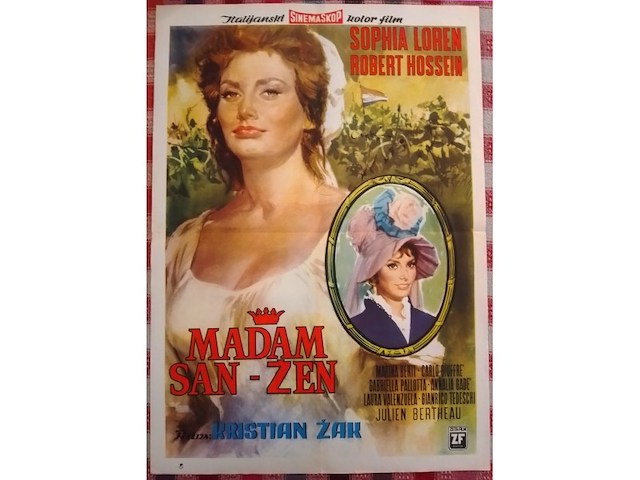 plakat MADAM SAN-ŽEN (Sophia Loren)