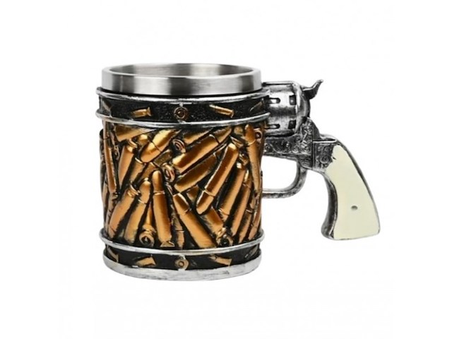 Solja Keramicka Pistolj Gun Mug Model 2