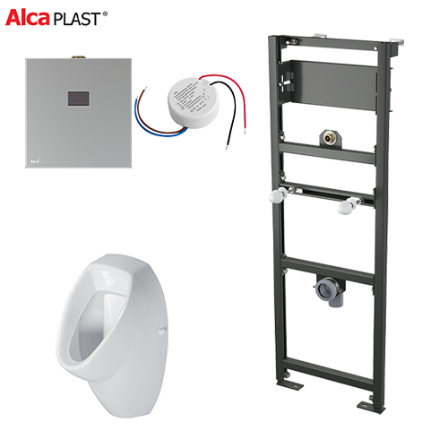 ALCA PLAST SET MONTAŽNI ELEMENT ZA PISOAR + SENZOR 12V + PISOAR CERSANIT APOLO