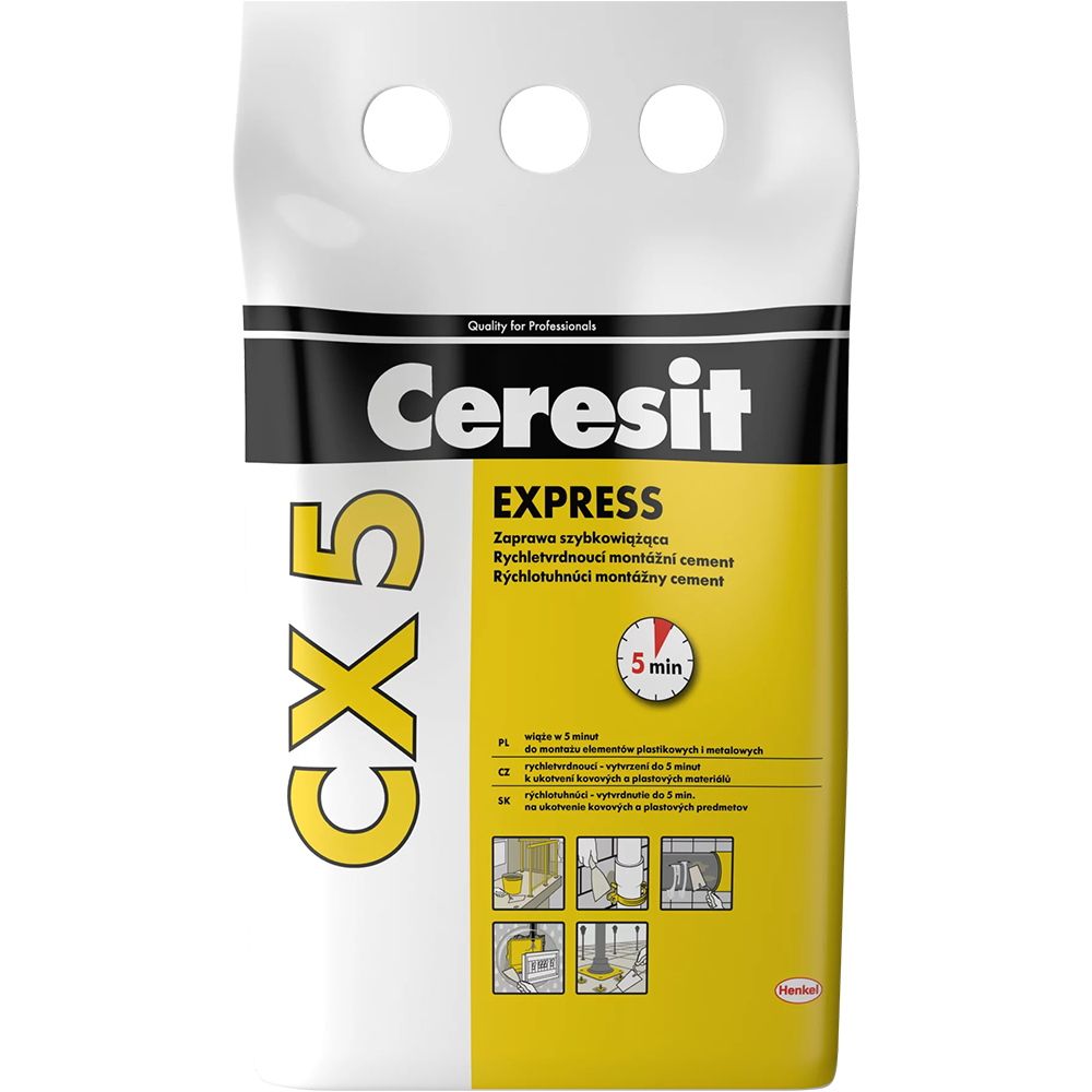 CERESIT CX 5 EXPRESS BRZOVEZUJUĆI REPARATURNI CEMENT 5 KG 2076561