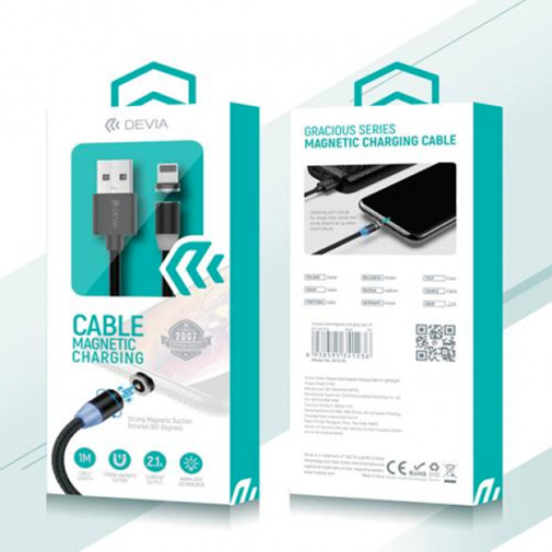 Kabl usb series magnetic micro crni devia 022936