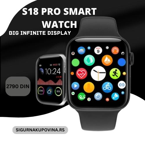 S18 Pro Smart Watch Big Infinite display