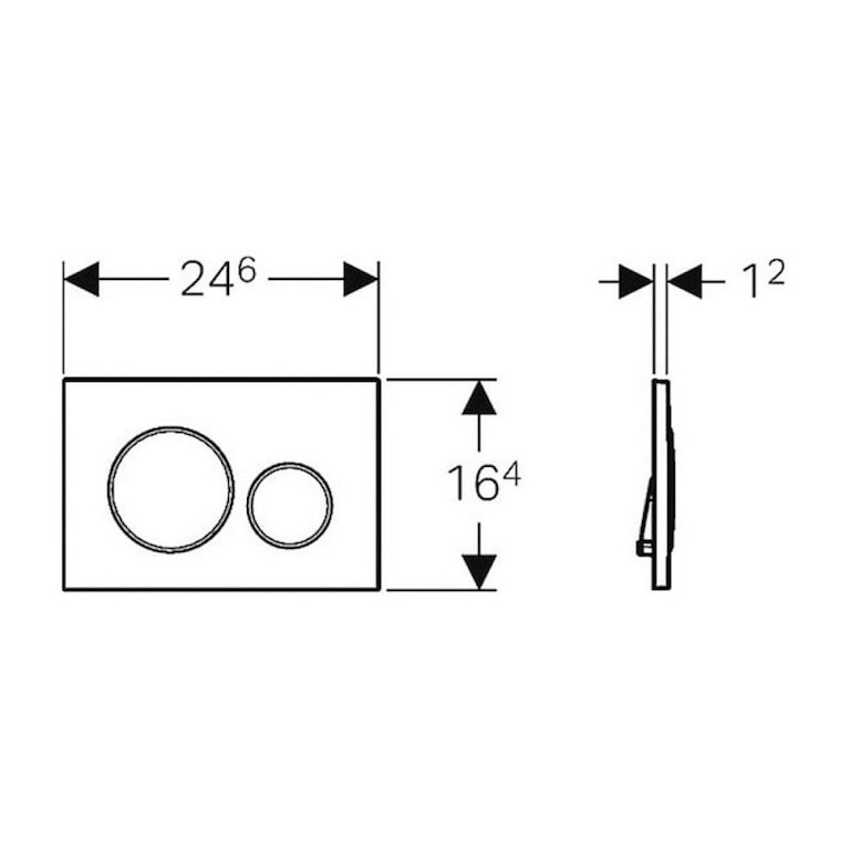 TASTER SIGMA 20 MAT-HROM-MAT