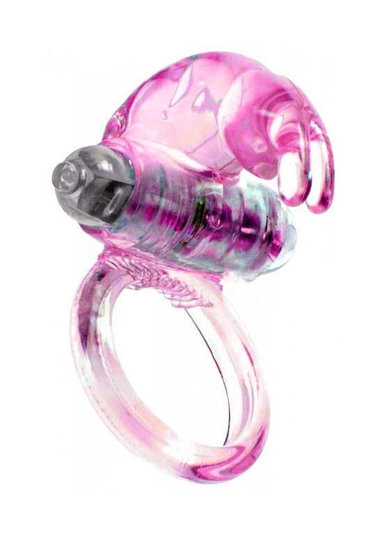 Rabbit Vibro CockRing Pink 67 00047