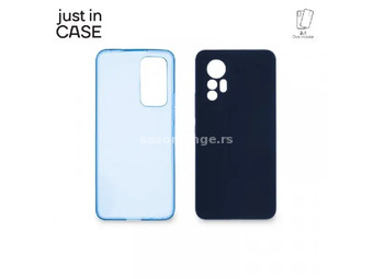 JUST IN CASE 2u1 Extra case MIX paket PLAVI za Xiaomi 12 Lite