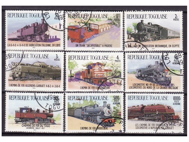 Togo - lokomotive 1984.