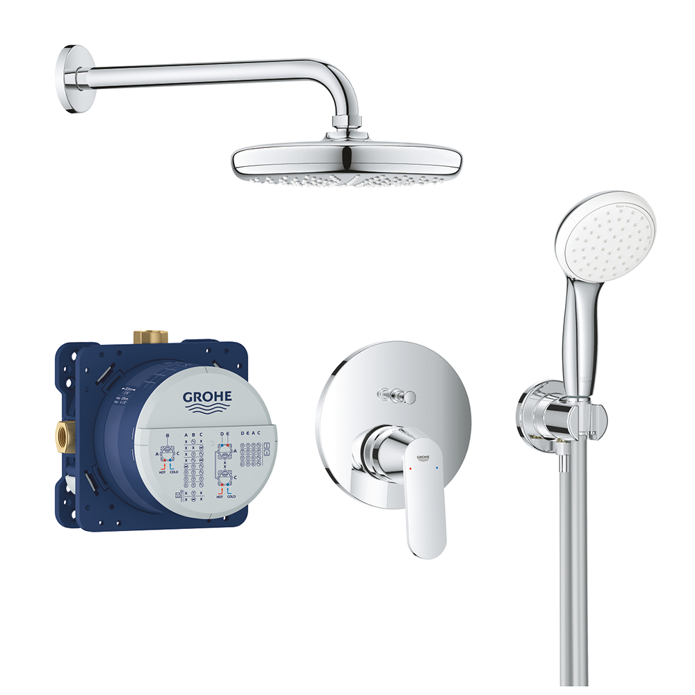 GROHE EUROSMAT COSMOPOLITAN PERFECT SET SA TEMPESTA 210 25219001