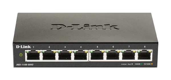 Switch D-Link DGS-1100-08V2/E upravljiv