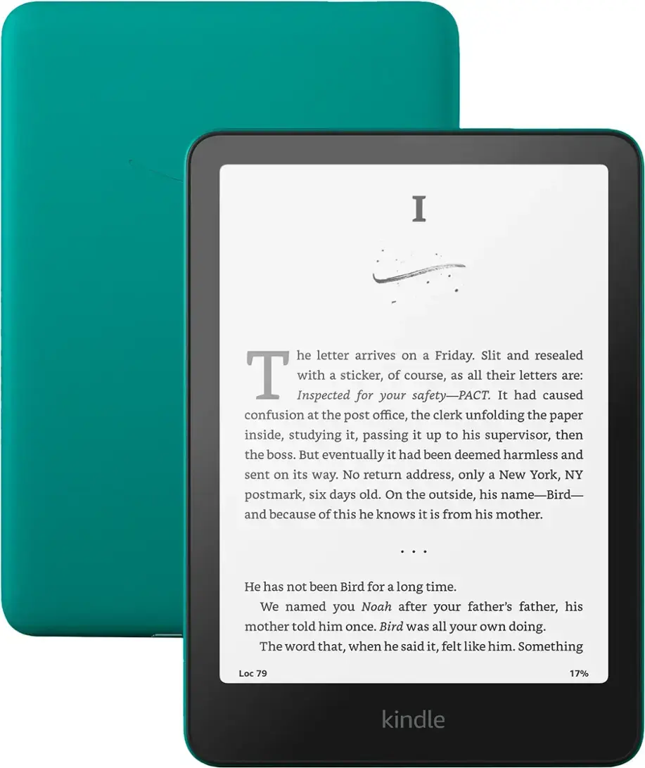 Amazon - Kindle Paperwhite (16 GB) – Our fastest Kindle ever, with new 7" glare-free display and weeks of battery life - 2024 - Jade