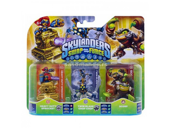 Skylanders SWAP Force Triple Pack C (Star Strike + Gill Grunt + Trigger Happy)