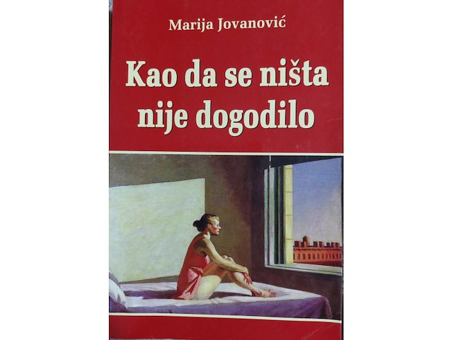 Marija Jovanović- Kao da se ništa nije dogodilo