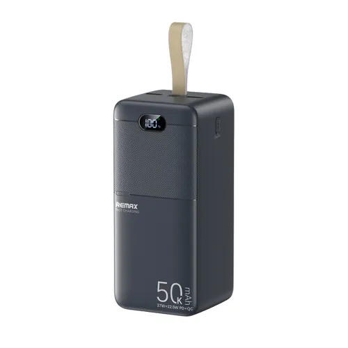 Power Bank prenosiva baterija Remax Piloteer 20W PD+22.5W 2.4A 50000mAh RPP-117 crni (MS)