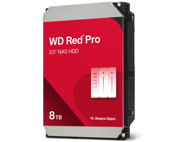 WD 8TB 3.5 inča SATA III 256MB 7.200 WD8005FFBX Red Pro hard disk