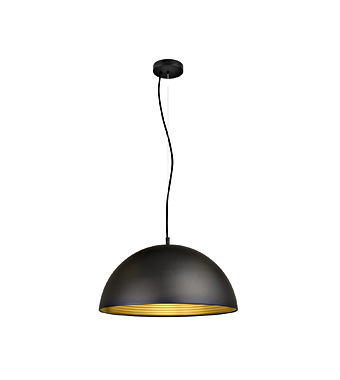 FORCHINI M 50 E27 max. 1x 40W mat crna / mat zlatna
Viseća svetiljka, Dužina ovesa 150cm