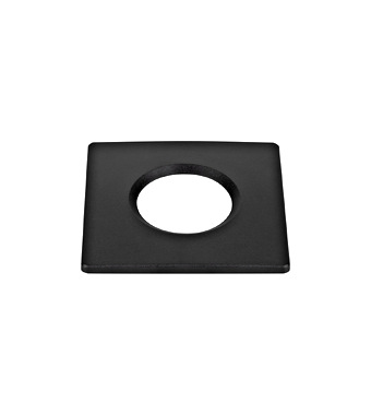 Univerzalni DOWNLIGHT pokrov za Downlight IP65 crna
kvadratna